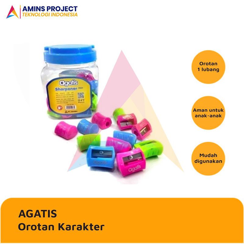 SHARPENER / RAUTAN / SERUTAN AGATIS DOME FISH (1 PCS)
