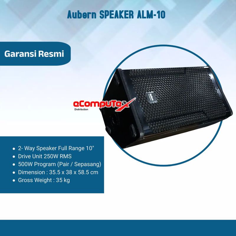 Aubern Sound System Speaker ALM-10 - GARANSI RESMI
