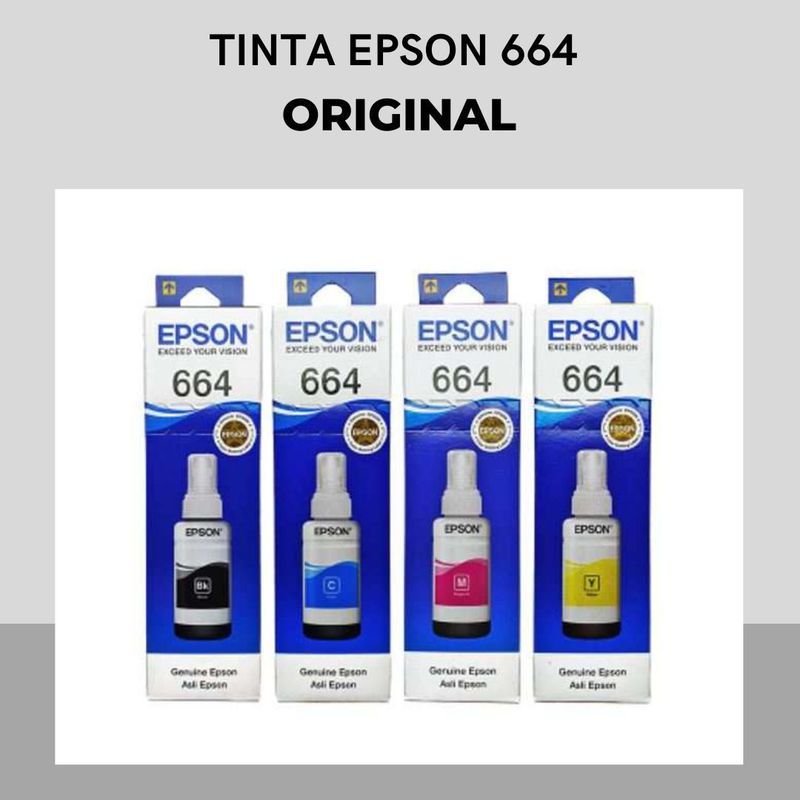 Tinta Epson 664 Original - Black