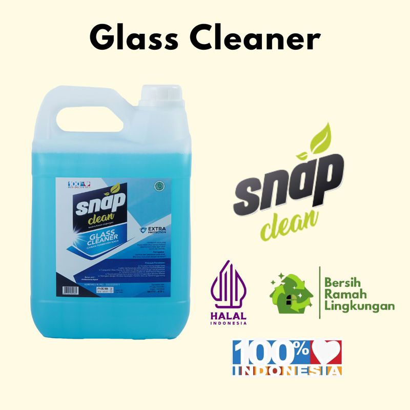 Pembersih Kaca Glass Cleaner SNAP CLEAN 4 Liter