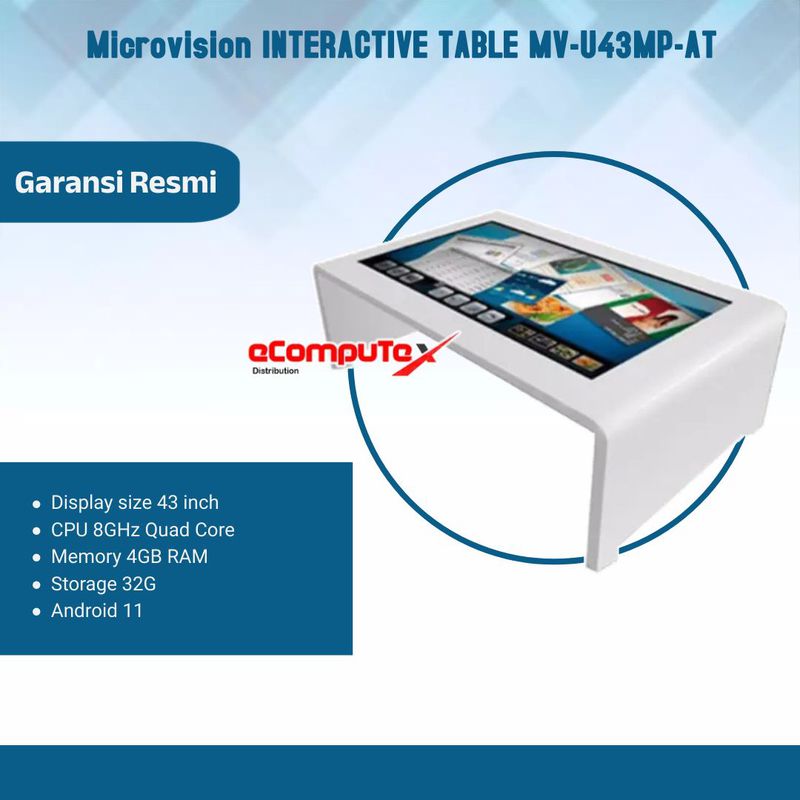 Microvision Interactive Table MV-U43MP-AT