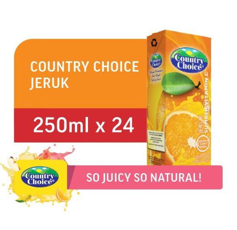 Country Choice Orange 250ml isi 24 pcs
