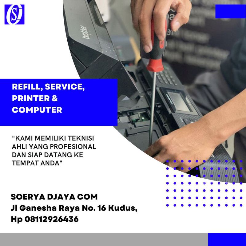 Servis Printer (Tanpa Pergantian Sparepart) - Sangat Berat