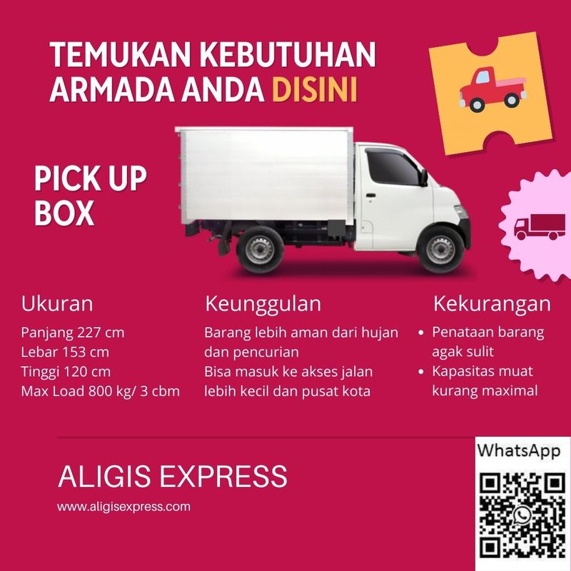 sewa mobil pick up box