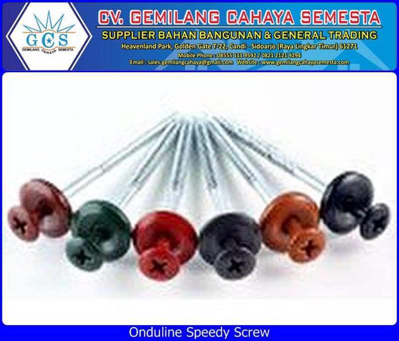 SCREW ATAP BITUMEN ONDULINE/ONDUVILA