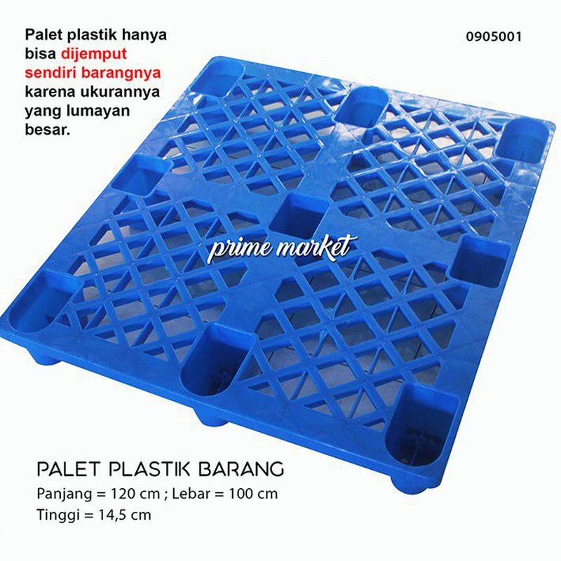 Pallet Plastik Besar; Alas LB3 benda tajam