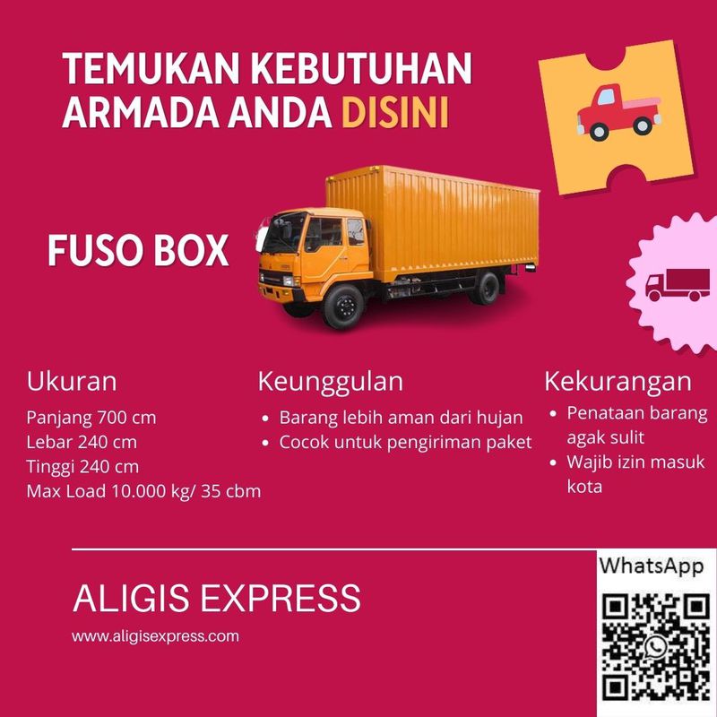 sewa truk fuso box