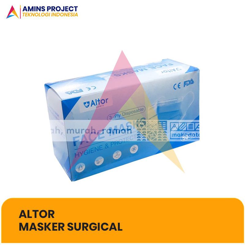MASK / MASKER SURGICAL EARLOOP 3PLY ALTOR