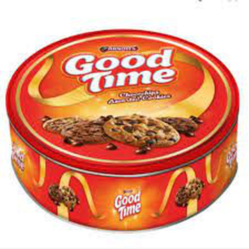 Biskuit Cookies choocochip Good Time kaleng 149 gram