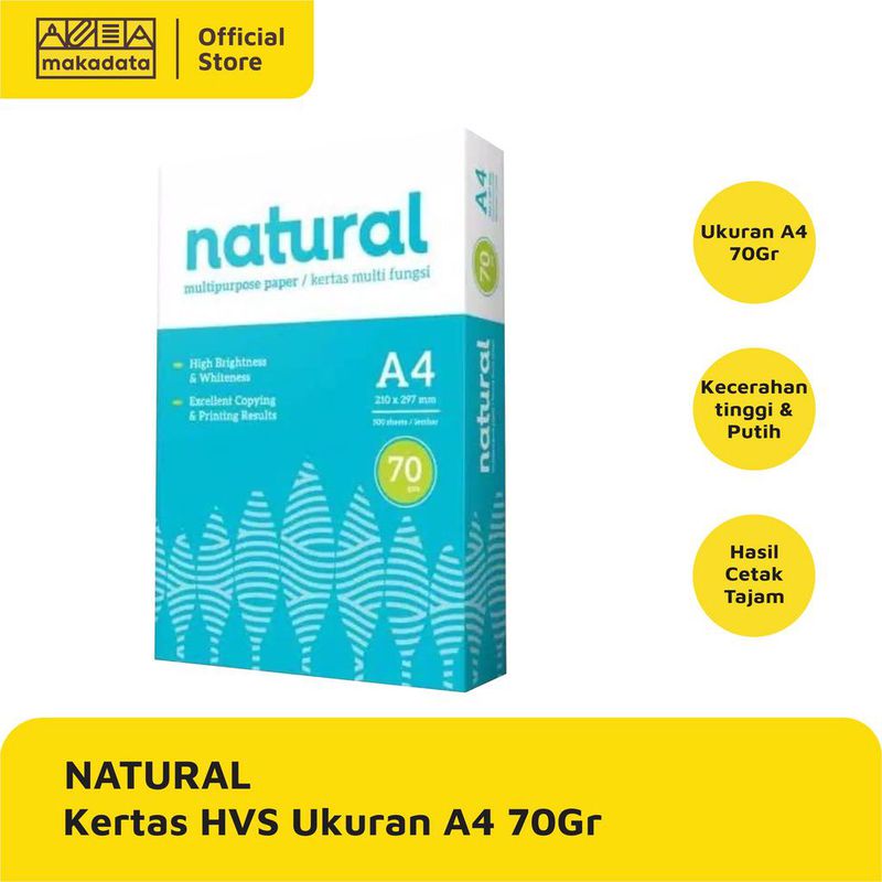 Kertas HVS Natural A4 70 Gram