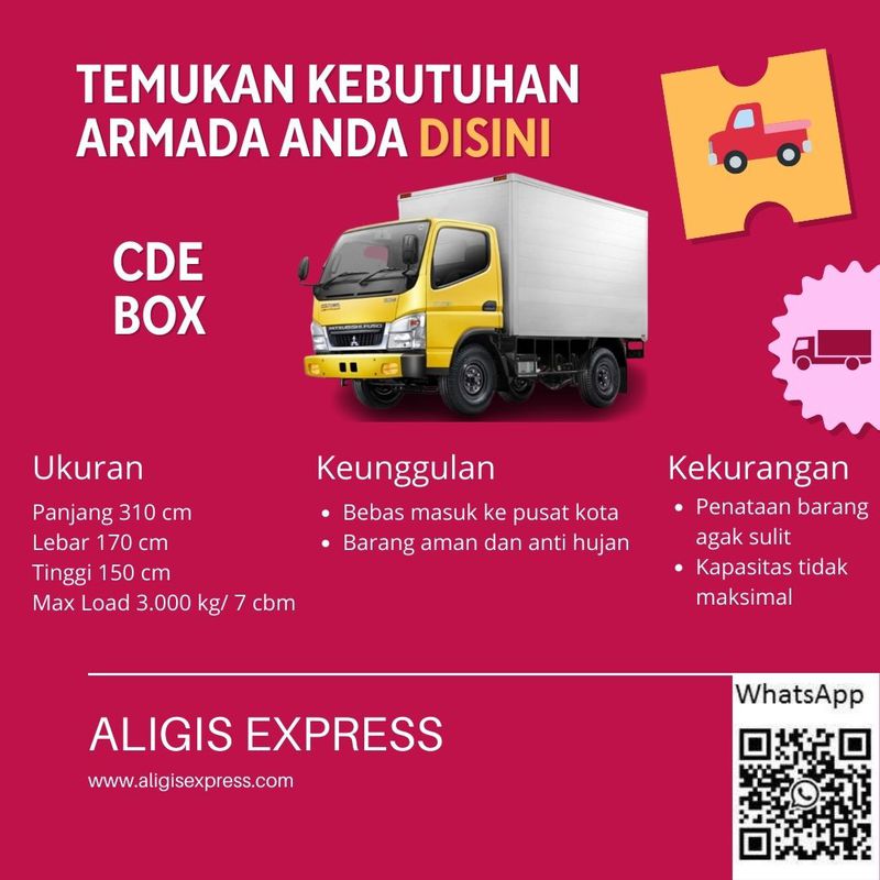 sewa truk colt diesel engkel box