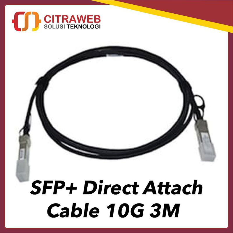 Mikrobits SFP+ Direct Attach Cable 10G 3M SFP-10G-DAC-3M