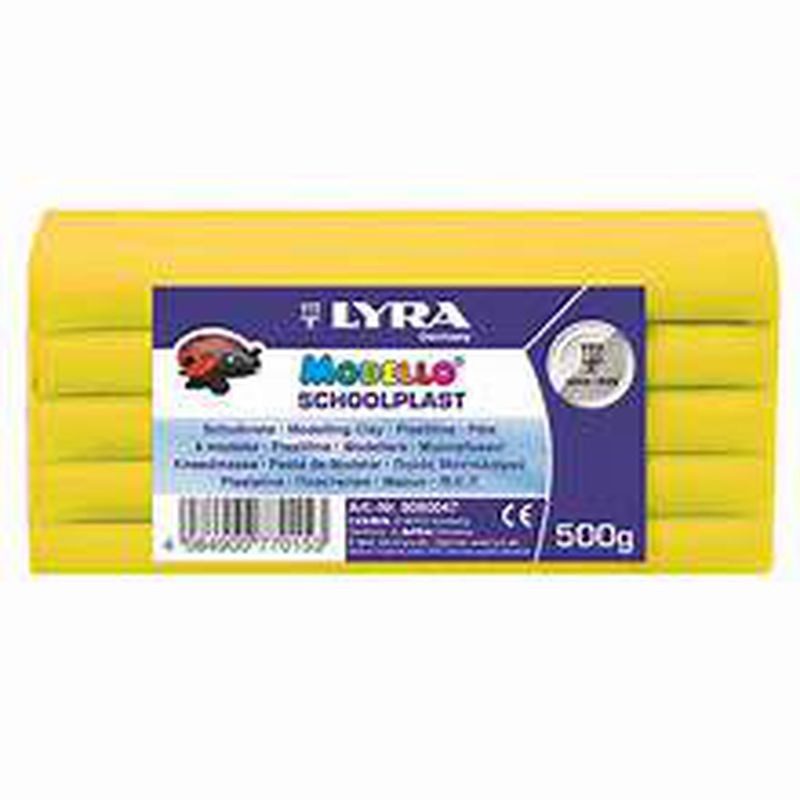 MODELLING CLAY 500GR LYRA (WHITE, YELLOW, ORANGE, R