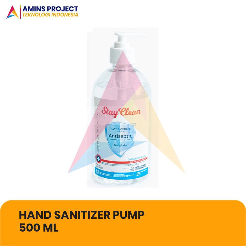 STAY CLEAN HAND SANITIZER PUMP 500 ML CAIR