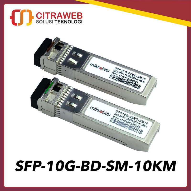 Mikrobits SFP+ Transceiver SFP-10G-BD-SM-10KM
