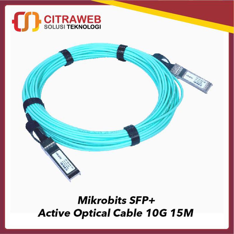 Mikrobits SFP+ Active Optical Cable 10G 15M SFP-10G-AOC-15M