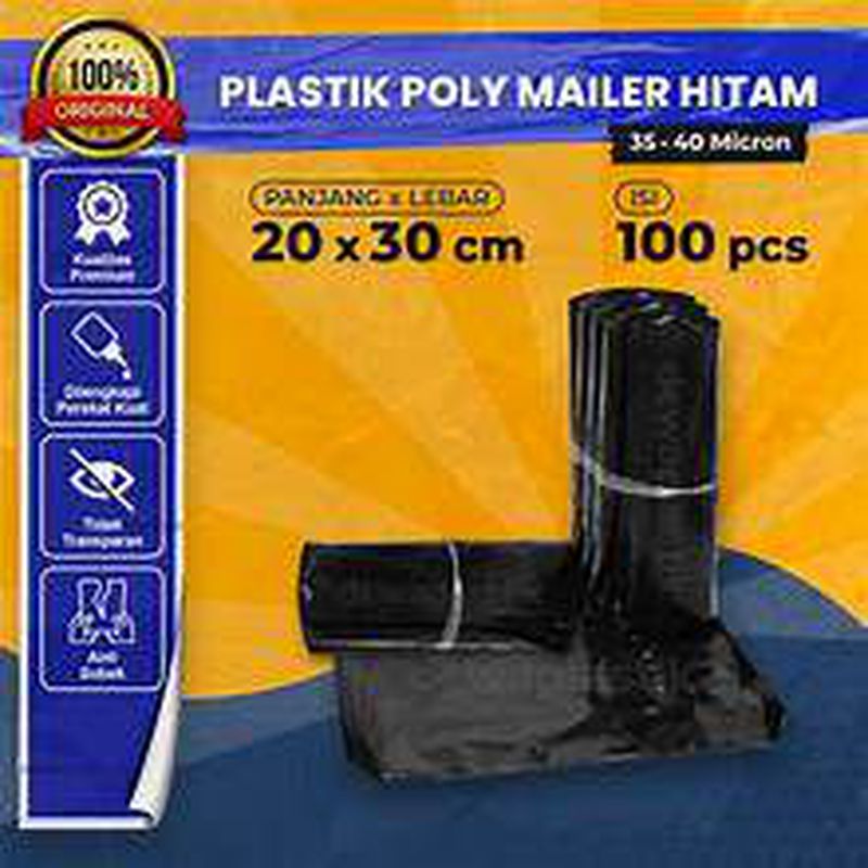 POLY MAILER ISI 100PCS 20 CM X 30 CM