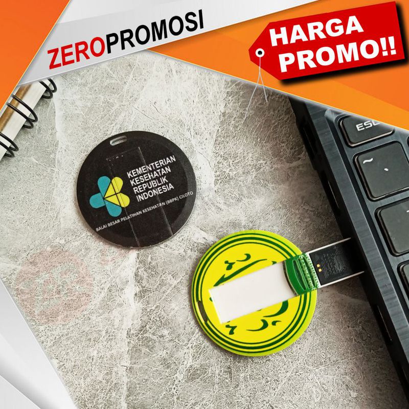 Souvenir Flashdisk Card Bulat FDCD14 Custom