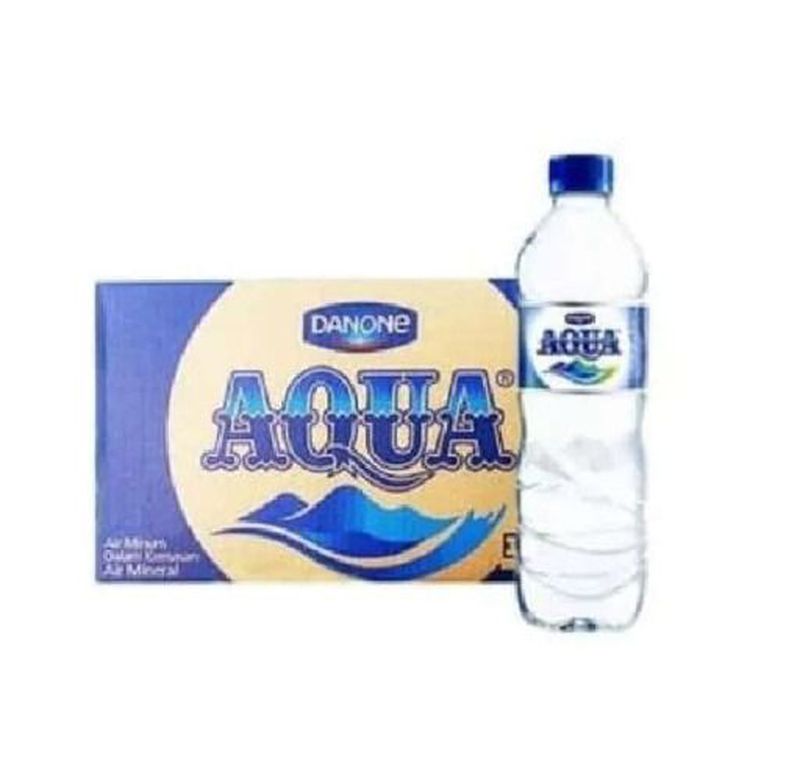 Aqua Botol 600 Ml ( 1 Karton )