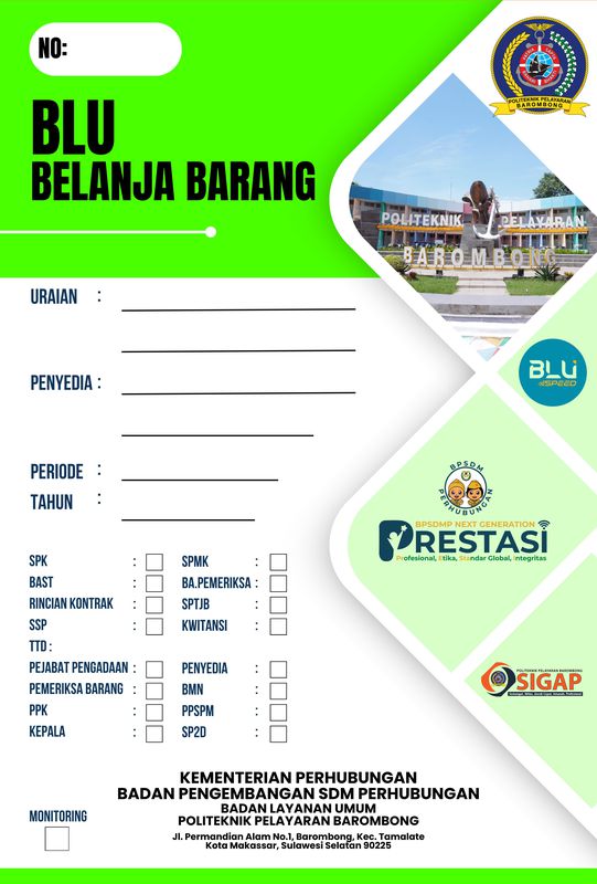 MAP BLU BELANJA BARANG