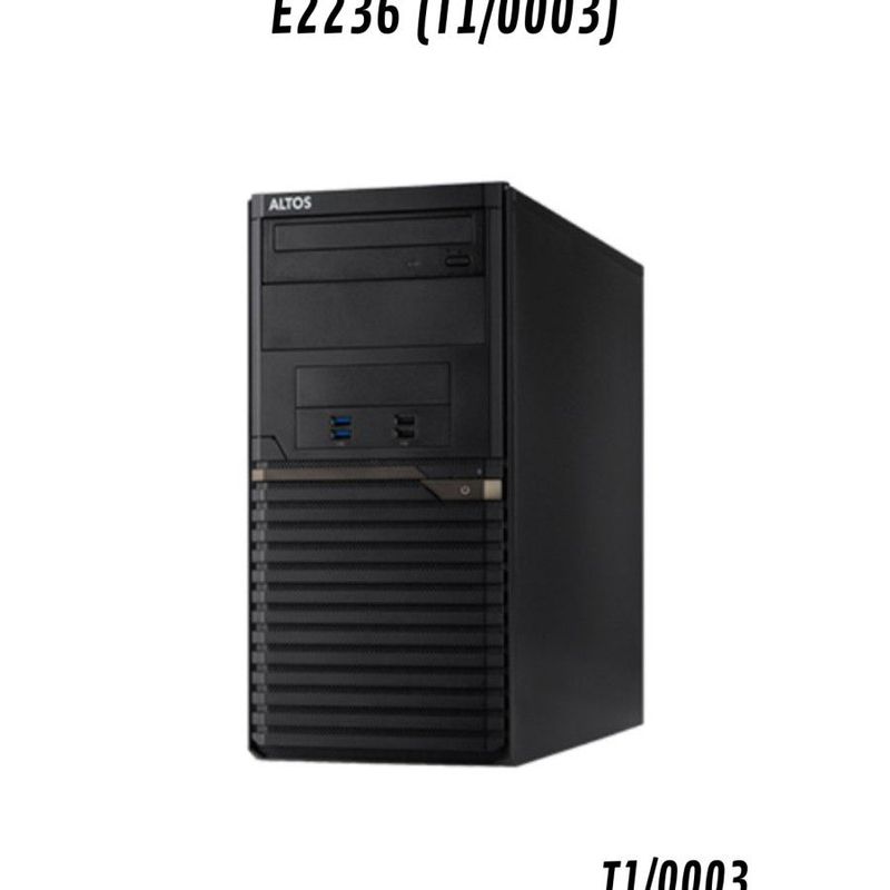 Server Tower Altos T1 - Intel Xeon E2236 (T1/0003)