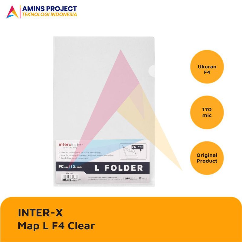 MAP L INTER-X F4 WARNA (12 PCS)