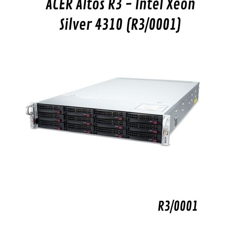 Server Rack Altos R3 - Intel Xeon Silver 4310 (R3/0001)