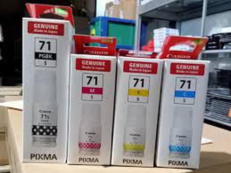 Canon Tinta Printer InkJet GI-71 S Original - Black