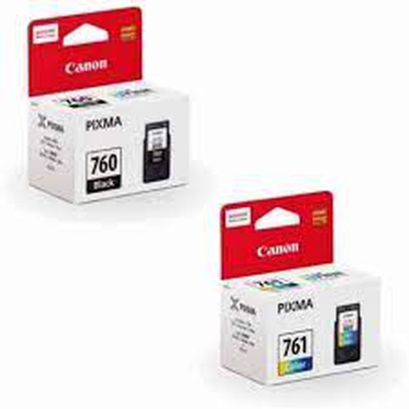 Canon Cartridge Printer InkJeT PG-760 Black dan CL-761 Color Original ...