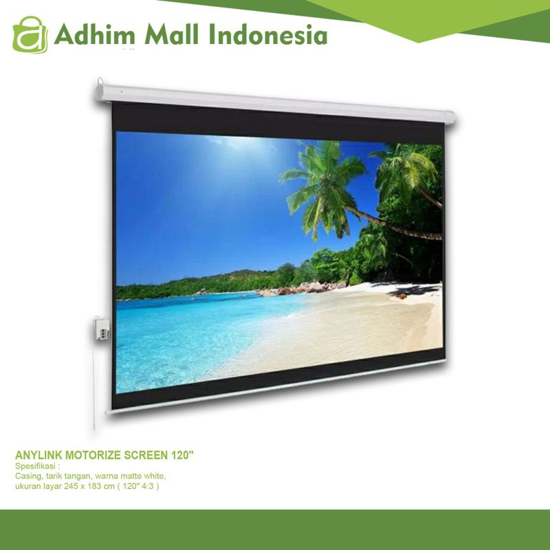 ANYLINK MOTORIZED SCREEN 120
