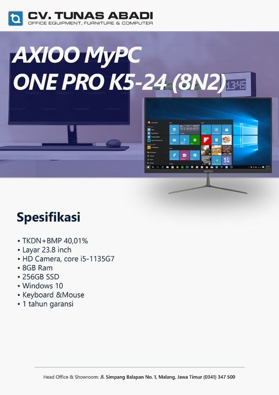 Axioo MyPC One Pro K5-24 (8N2)