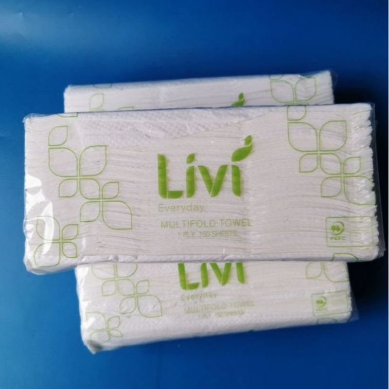 TISSUE LIVI EVERYDAY MULTIFOLD 150s ( HAND TOWEL )