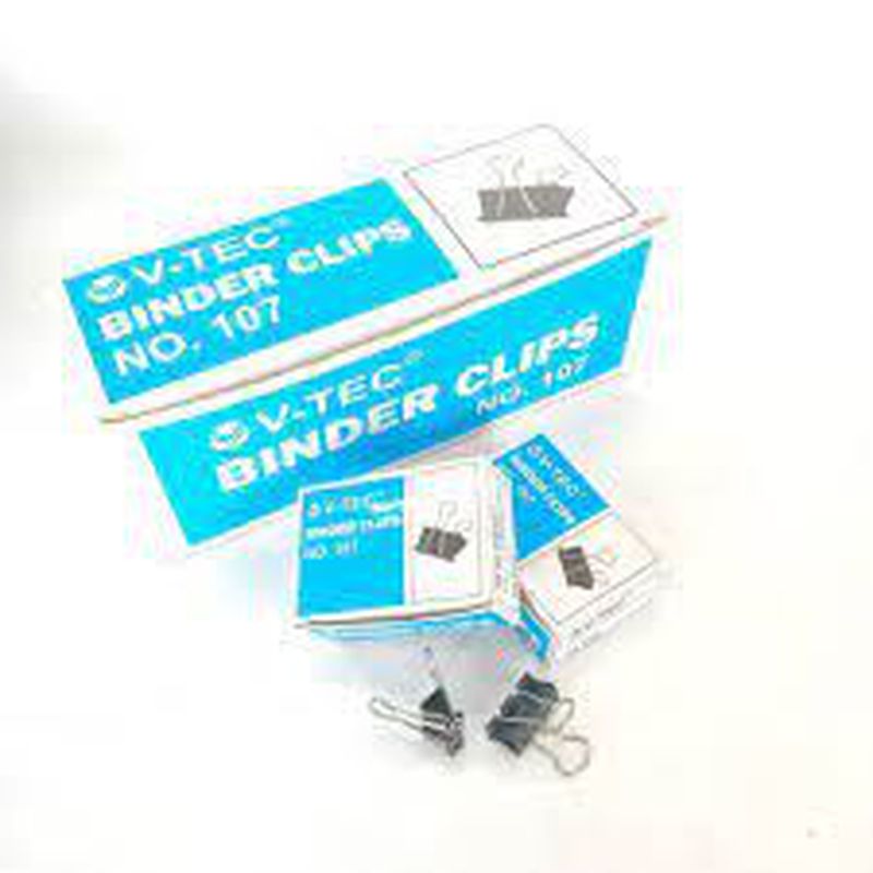 Binder Clips No. 107 V Tec (Gross)