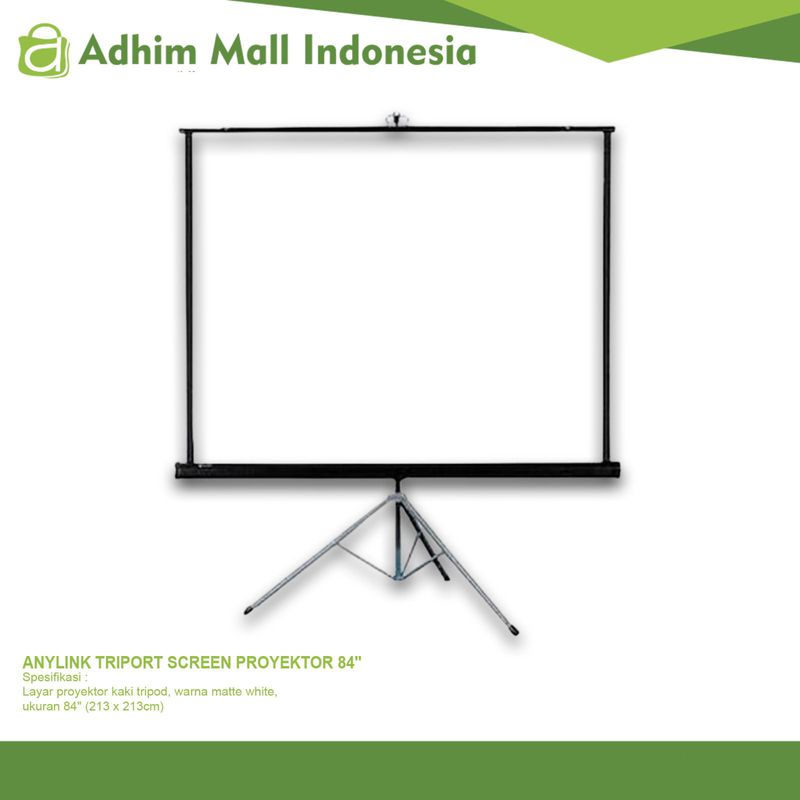 ANYLINK TRIPOD SCREEN 84 INCH