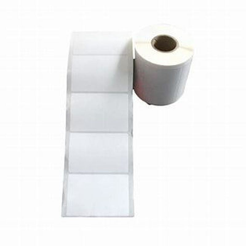 Label semi coated 8cmx3cm