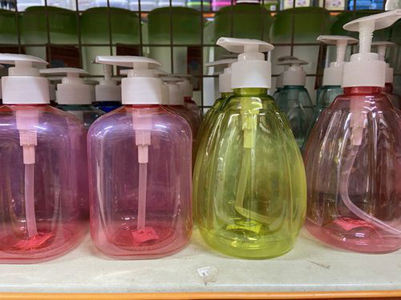 Botol Sabun Cair Warna (Pump/Tekan) 450/500 ml