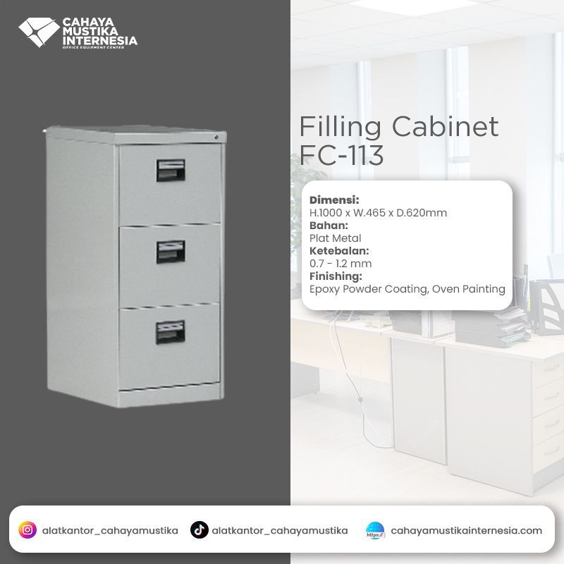 ALBA FILLING CABINET 3 LACI FC 113 DI JAKARTA