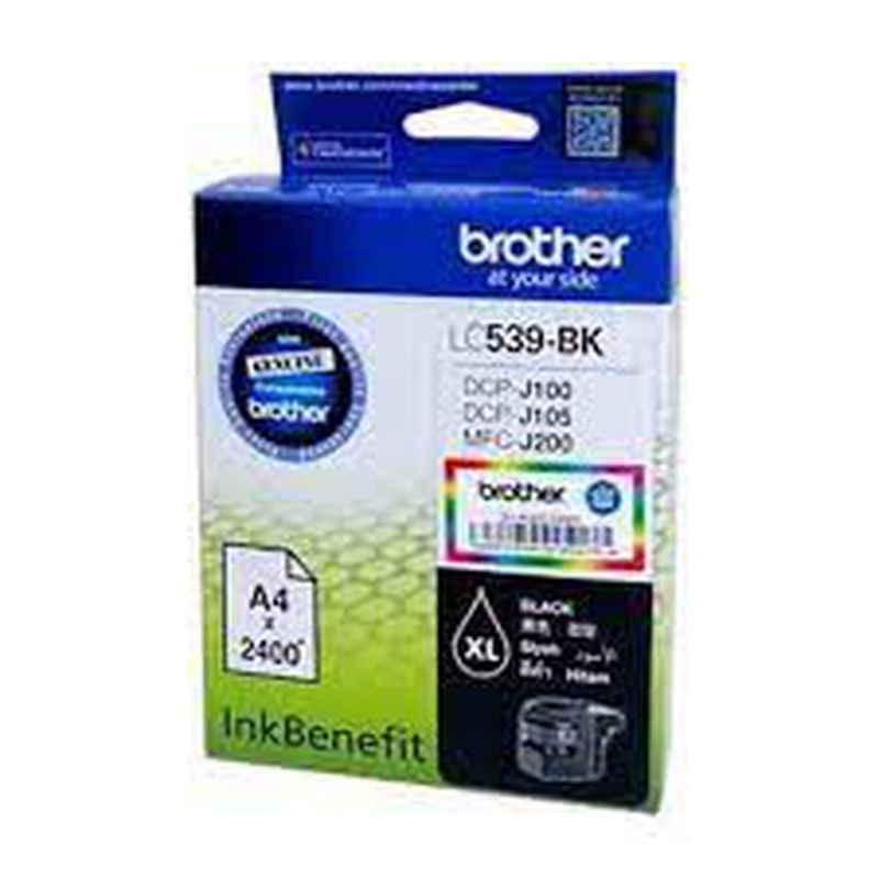Brother Cartridge Printer InkJet LC-539 Black dan LC-535 Cyan, Magenta ...