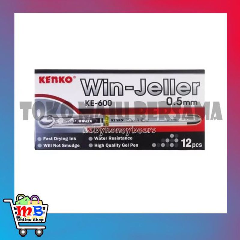Ballpoint | Pulpen Kenko Win-Jeller 0,5mm - Hitam
