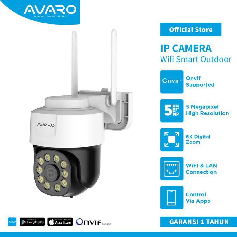 AVARO CCTV WIRELESS OUTDOOR - CT02 - FULL COLOR 5MP