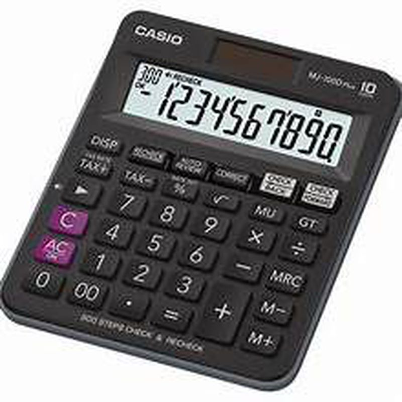 KALKULATOR 10 DIGIT CHECK & CORRECT CASIO