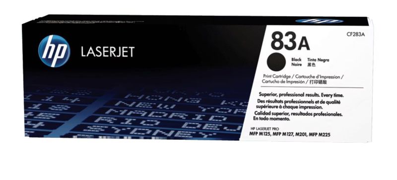 HP 83A Black Original LaserJet Toner / Tinta Cartridge - CF283A