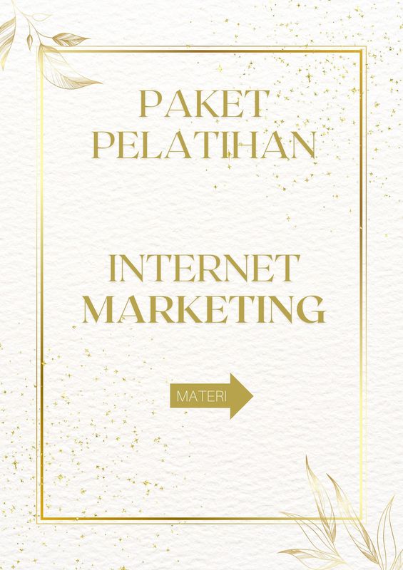 Paket Pelatihan Internet Maketing
