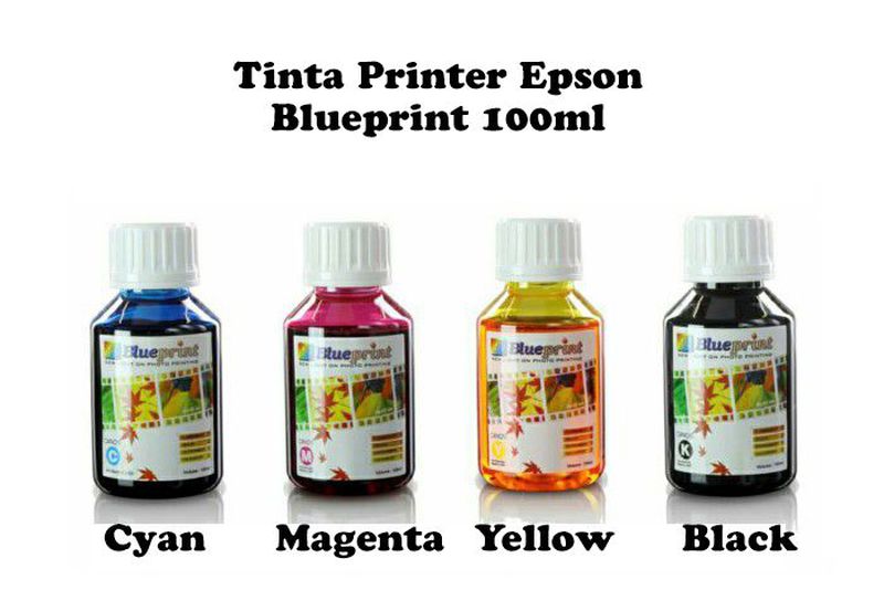 Tinta Printer Epson Blueprint 100ml CMYK - Biru
