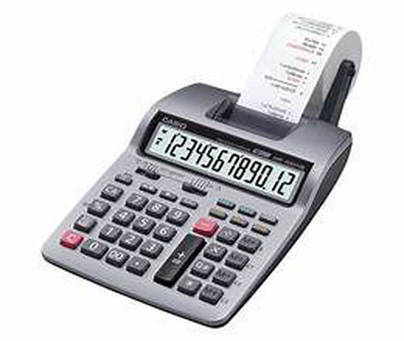 KALKULATOR 12 DIGIT PRINT AC CASIO