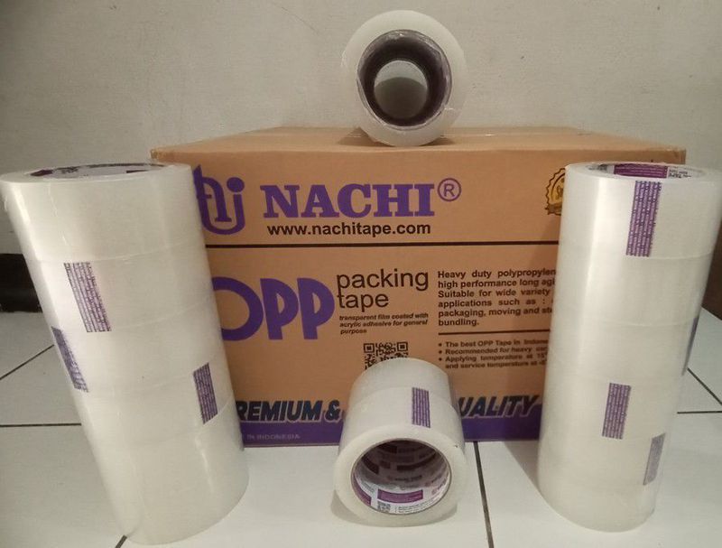 Lakban Bening Nachi 48mm/2 Inch 1 Slop