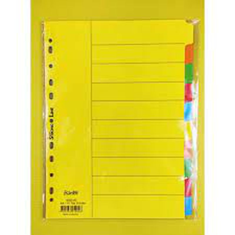 Pembatas Dokumen (ordner Divider) f4/a4