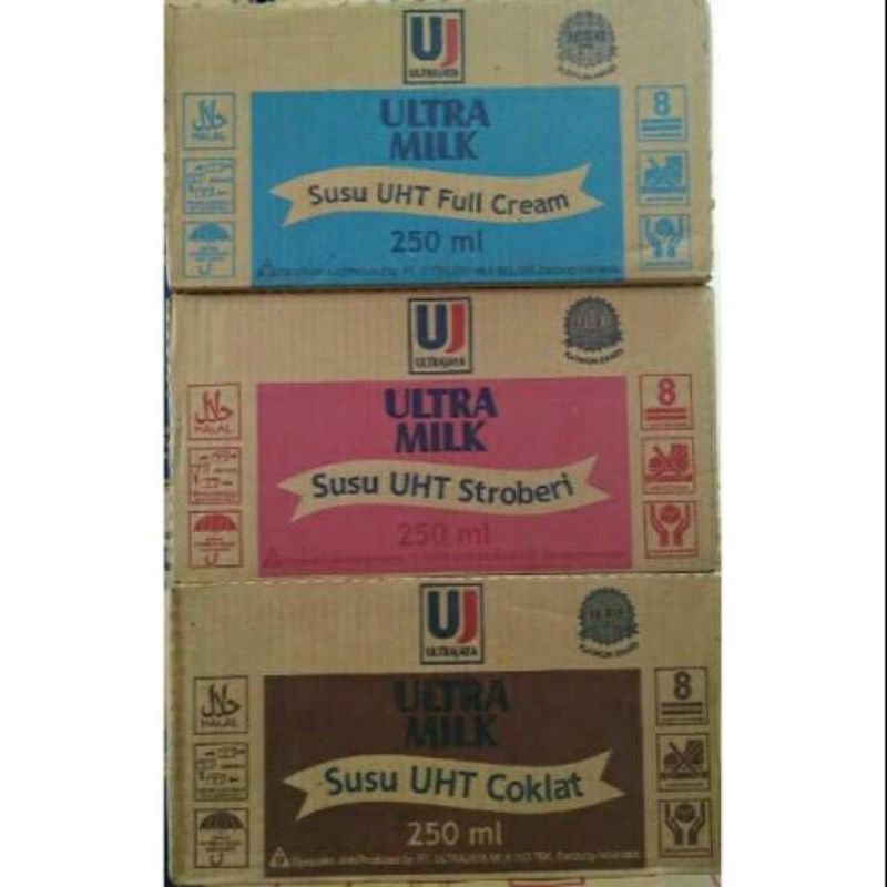 Susu Ultra 250 ml (dus) - Full Cream