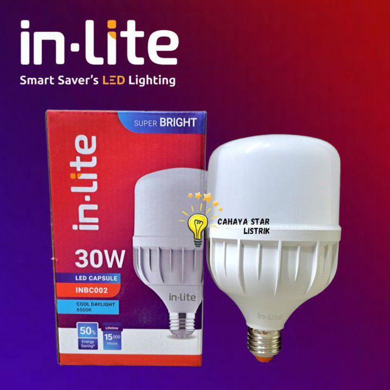 LAMPU LED 30 WATT INLITE KAPSUL