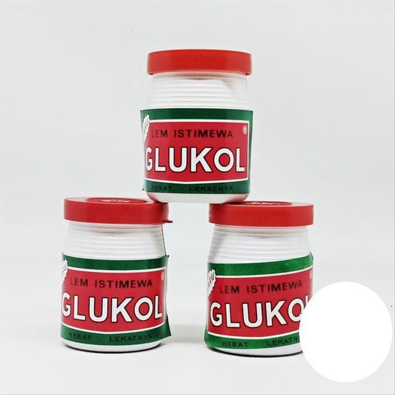 Lem Kertas Merk Glukol Tanggung